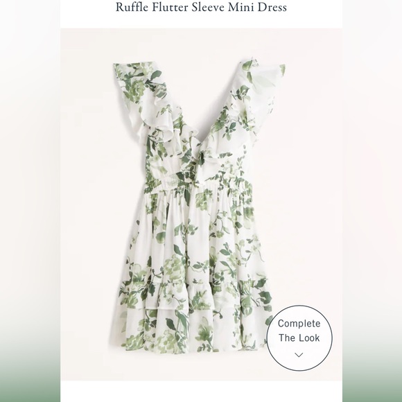 Abercrombie & Fitch | Dresses | Abercrombie And Fitch Ruffle Flutter ...